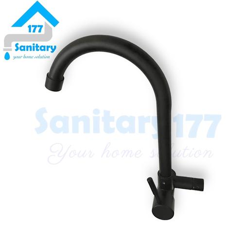 Jual Kran dapur Hitam stainless 31HB-keran air cuci piring black matte ...
