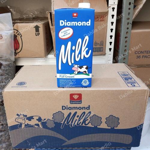 Jual Susu Diamond UHT Full Cream 1 Liter Per Karton - Kota Depok ...