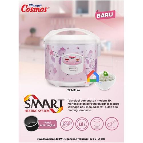 Jual Rice Cooker Cosmos CRJ-3126 / Magic Com Cosmos CRJ3126 (1,8L ...