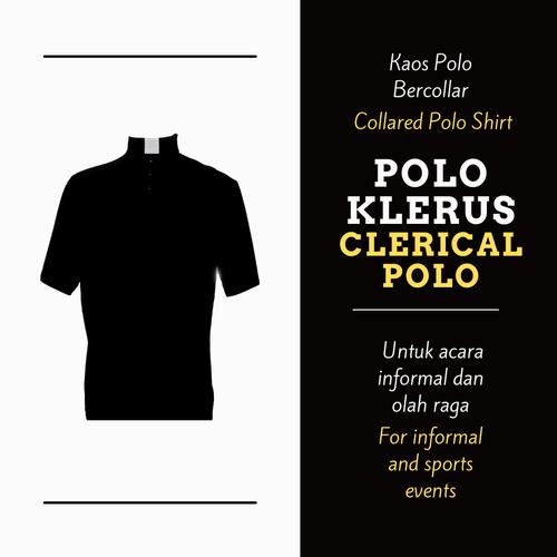Jual Polo Collar: Kaos Polo Bercollar untuk Romo, Imam, Pastor, atau ...