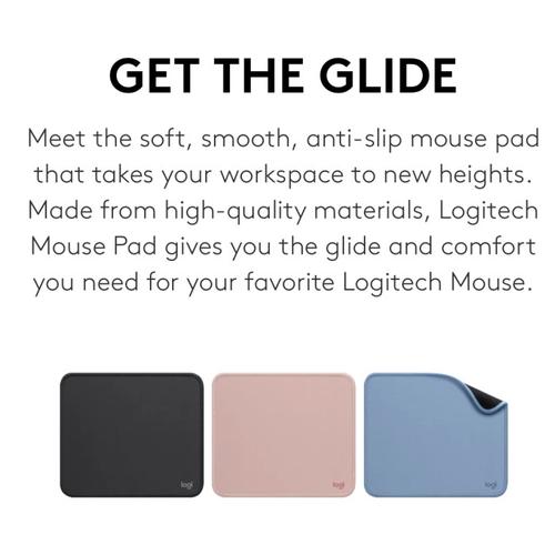 Jual Logitech Mouse Pad Studio Series Mousepad Alas Mouse Kain - Biru ...