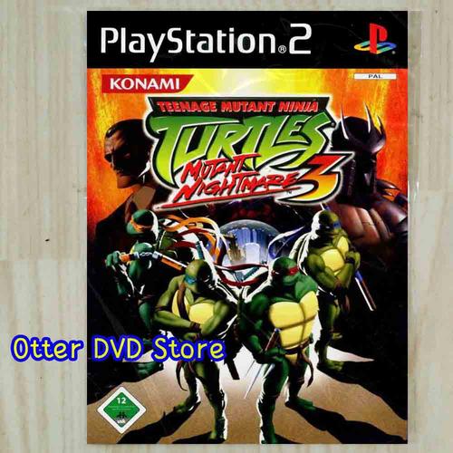 Jual Kaset Game PS2 PS 2 Teenage Mutant Ninja Turtles 3 - Mutant ...