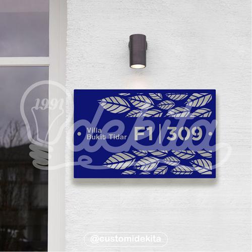 Jual Signage Nomor Villa Akrilik Kayu Custom Sign Nomor Rumah Nama ...