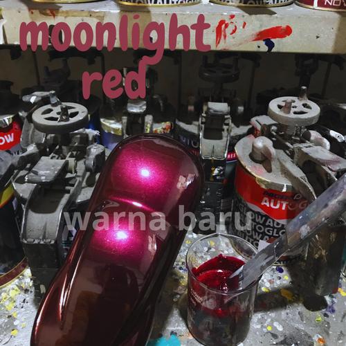 Jual cat pu dark maroon pu/cat moonlight red pu 200ml - 100ml - Kota Tangerang Selatan - WARNA ...