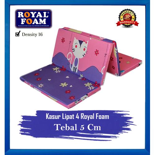 Jual Kasur Busa Lipat 4 Royal Foam D16 Ukuran 200x120x5 gratis bantal ...