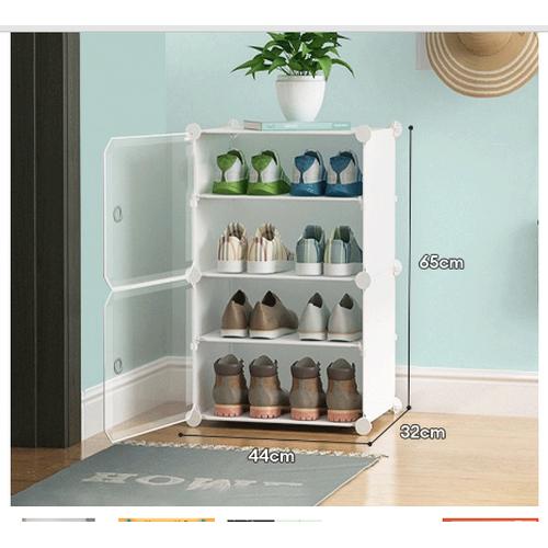 Jual tempat sepatu rak lemari Boxes Minimalis 4 /6/8 - Putih ...