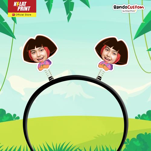 Jual Custom Bando Muka Per Tuing Wisuda Ulang Tahun Happy Birthday Ala ...