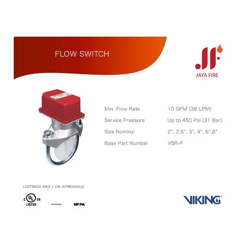 Jual VIKING Flow Switch 4" VSRF - Jakarta Utara - JAYA FIRE PROTECTION ...