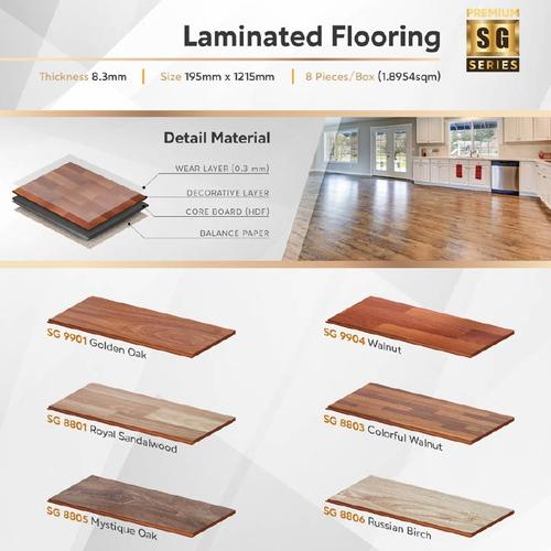 Jual Lantai Kayu Parket Premium (Laminated Flooring) Country Wood ...