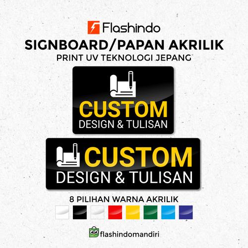 Jual Flashindo Mandiri | Signage / Signboard / Penunjuk Arah Akrilik ...
