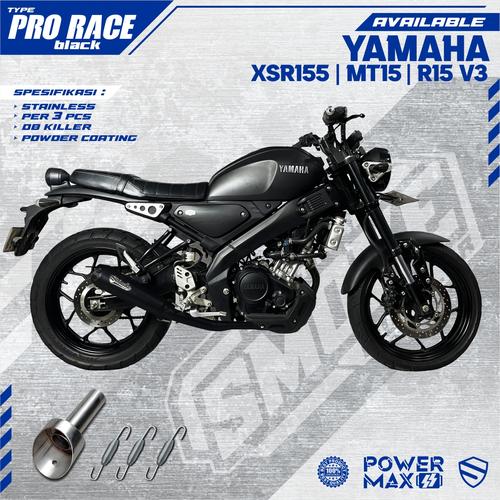 Jual knalpot yamaha XSR155 MT15 R15V3 full system tipe pro race - black ... Jual knalpot yamaha XSR155 MT15 R15V3 full system tipe pro race - black ...