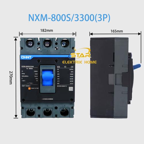 Jual MCCB Breaker CHINT NXM-800S/3300 3P 50KA 800A - 3P, 800A - Jakarta Barat - STAR ELECTRIC ...