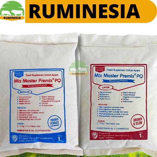 Jual MIX MASTER PREMIX PQ AYAM 1KG - Premix Pemacu Pertumbuhan Ayam ...