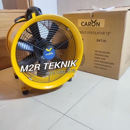 Jual Kipas Blower Ventilator 12 Inch Plus Flexible Duct 5 / 10 M CARON ...