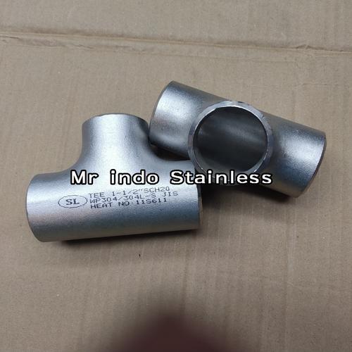 Jual Tee las Stainless Ss304 SCH10 1" Inch Welded - Jakarta Barat - Mr ...