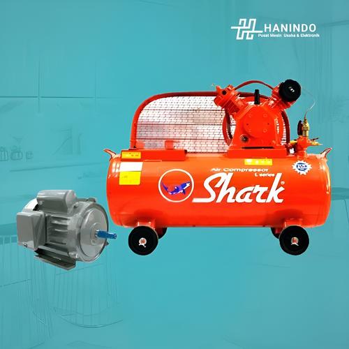 Jual Shark Mesin Kompresor Udara 0.5 Hp Dinamo Motor 0.5 Hp Air ...