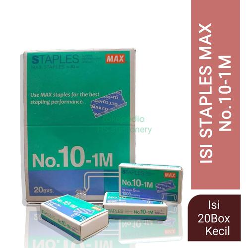 Jual Isi Staples MAX No.10-1M/ Isi Stapler/ Isi Staples - Kota Surabaya ...