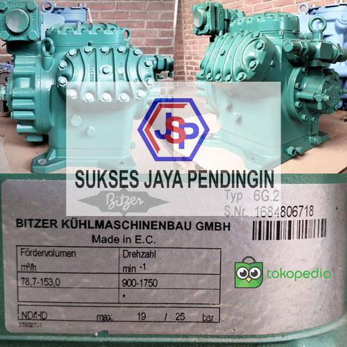 Jual Compressor Bitzer Open Type 6G.2 / Kompresor Bitzer 6G-2 - Jakarta ...
