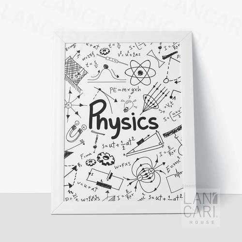 Jual Dekorasi Dunia Fisika Tulisan Physics Hiasan Ruangan Kerja Simple ...