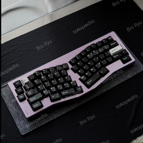 Jual Aquila Alice Ergo LILAC Full Alumunium Custom Mechanical Keyboard ...