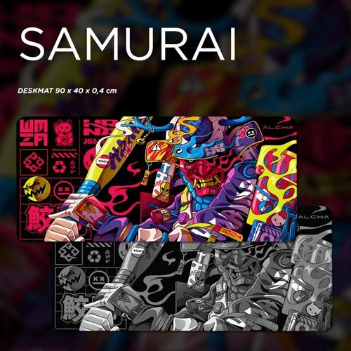 Promo ALCHA DESKMAT SAMURAI DESIGN MOUSEPAD MOUSE PAD DESK MAT 90 X 40 ...