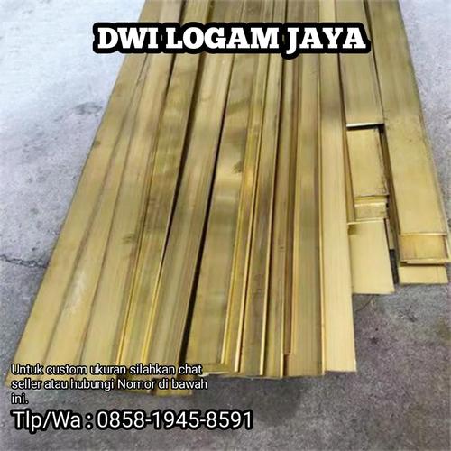Jual Plat Strip Kuningan 20mm x 60mm x 300mm - inlay strip Kuningan ...