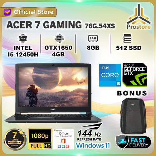 Promo ACER Aspire 7 Gaming A715 GTX1650 i5 12450H 32/512SSD W11 FHD 144Hz - LAPTOP, 8GB DDR4 ...