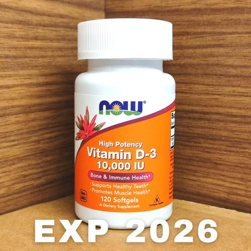 Jual Now Foods Food Vitamin D3 10.000 IU 120SG NOW VITAMIN D3 10000 10,000 - 120 softgels ...