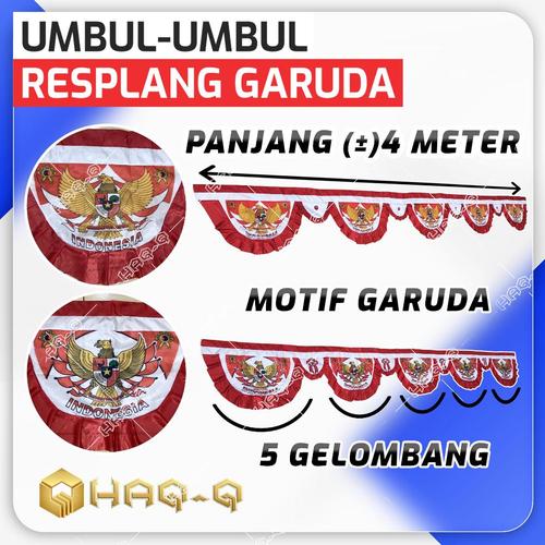 Jual BENDERA UMBUL UMBUL RESPLANG/BACKGROUND Garuda 5 Gelombang 4 Meter - - GARUDA A - Kota ...