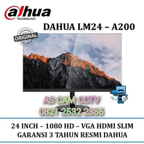 Jual Monitor LED DAHUA 24 Inch DHI-LM24-A200 FHD HDMI - 22 Inch speaker - Jakarta Barat - AS ...