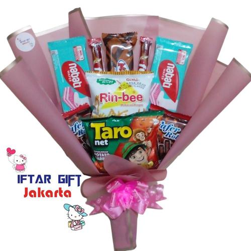 Jual BUKET SNACK MURAH I BUKET JAJAN I BOUQUET ULTAH I BUKET SNACK ...