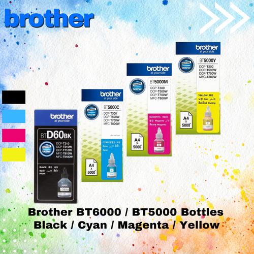 Promo 1 Set Tinta Brother BT 6000 BT 5000 Ink DCP T220 T300 T310 T420W ...