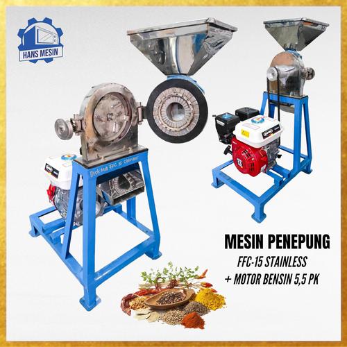 Jual MESIN DISK MILL FFC 15 STAINLESS MESIN PENEPUNG - + MOTOR BENSIN ...