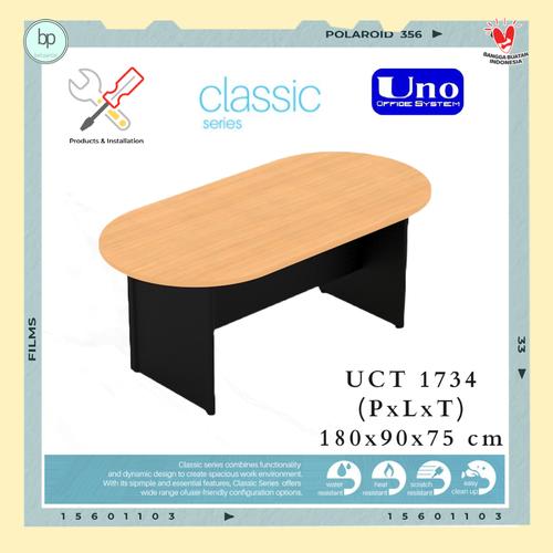 Jual Meja Rapat Kantor / Meja Meeting Uno UCT 1734 Oval (uk 180*90*75cm ...