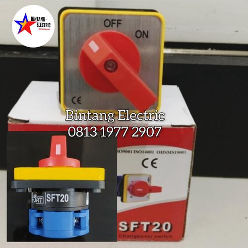 Jual Selector / Rotary switch / Change Over Switch 1P 20A ON OFF ...