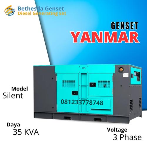 Jual Genset Diesel Yanmar 35 Kva Silent Stamford 3 Phase Built Up - Kota Surabaya - Distributor ...