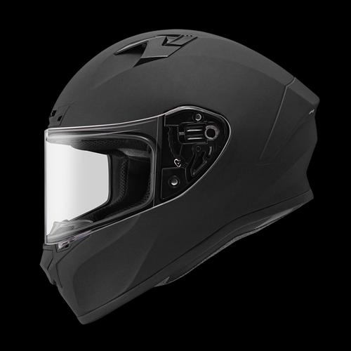 Jual ZEUS ZS 826 MATT BLACK FULL FACE RACING HELMET FREE DARK VISOR ...