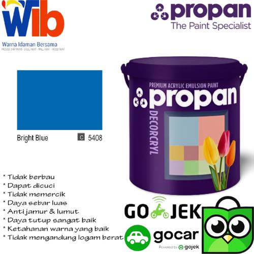 Jual CAT TEMBOK PROPAN DECORCRYL BRIGHT BLUE 5408 - 2.5L INTERIOR ...