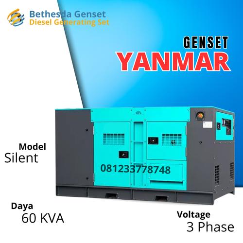 Jual Mesin Yanmar Genset 60kva Stamford 60 Kva 3 Phase Silent Type - Kota Surabaya - Distributor ...