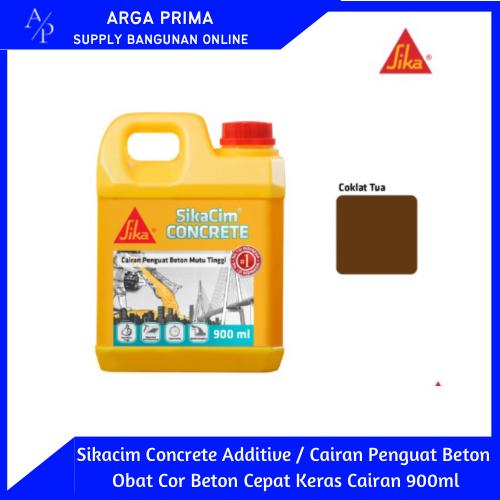 Jual Sikacim Concrete Additive Obat Cor Beton Cepat Keras Cairan 900ml ...