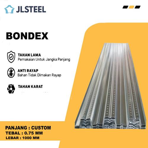 Jual Bondek / Bondek / Bondex / Floordeck tebal FULL cor - 0.75 mm ...