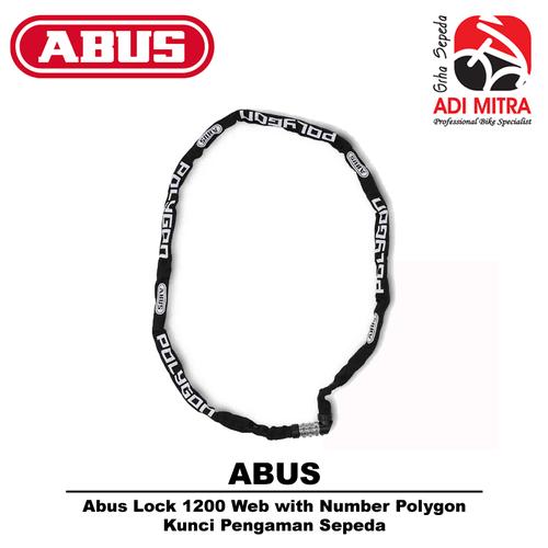 Jual Abus Lock 1200 Web with Number Polygon Kunci Pengaman Sepeda ...