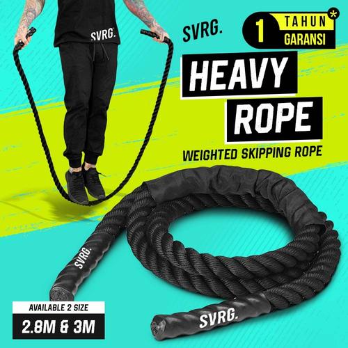 Promo Svarga Weighted Skipping Rope | Battle Jump Rope | Gym & Fitness ...