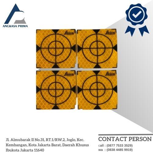 Jual Survey Reflector Sheet/ Reflective Tape/ Prisma Target Sticker ...