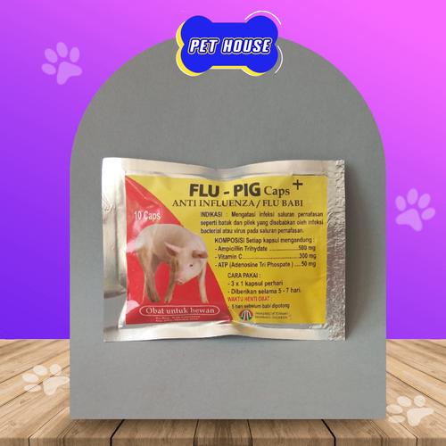 Jual FLU PIG CAPS - OBAT ANTI FLU BATUK PILEK DEMAM PADA BABI - AMAN ...