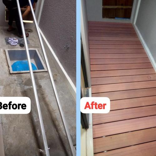 Jual Decking wood plastic composite pesanan bukan kayu asri selgrid ...
