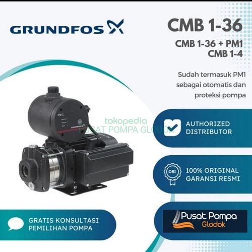 Jual Pompa Air Booster Grundfos CMB 1-36 Plus Otomatis PM1 Pompa Pendorong - Jakarta Barat ...