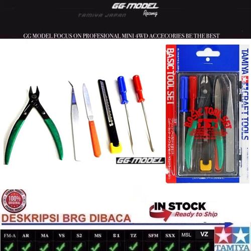 Jual TAMIYA 74016 BASIC TOOL SET - Jakarta Barat - GG Model Tamiya | Tokopedia