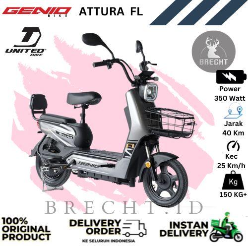 Jual Sepeda Listrik E-Bike Genio Attura FL 2 New By United 48V 650 Watt ...