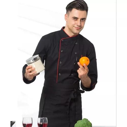 Jual Seragam Chef Baju koki Chef Lengan Panjang Unisex Kemaja Koki ...